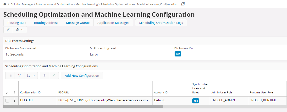 Service Scheduling Integration - Technical Documentation For IFS Cloud